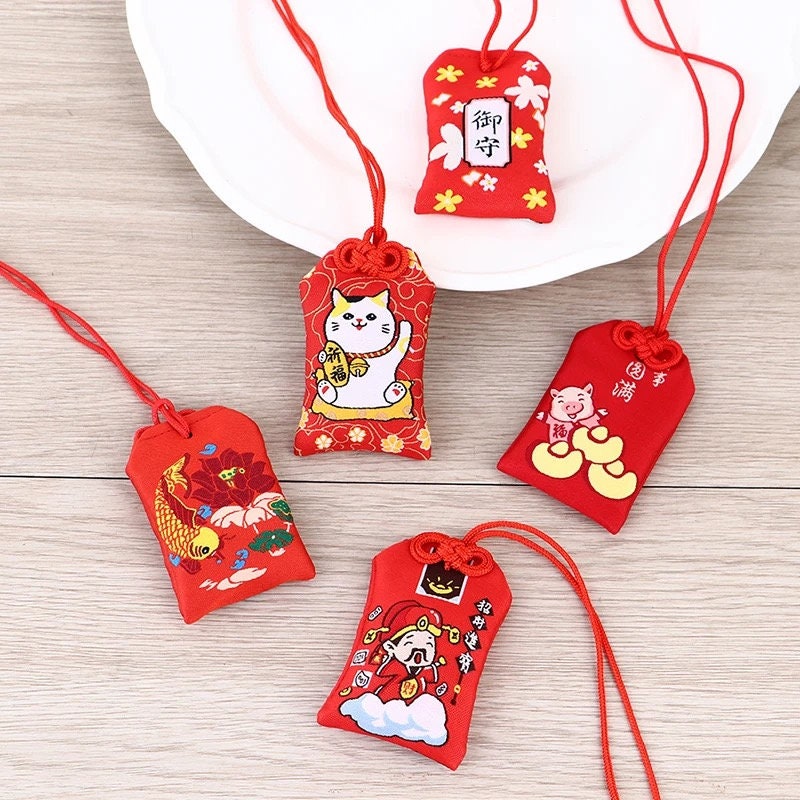 Japanese Omamori,good Luck Amulet,health Safety Lucky Charms,wealth ...