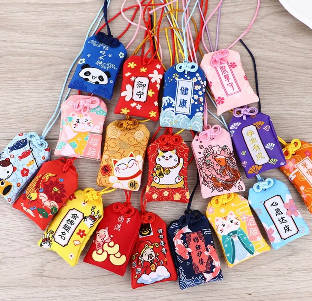 Japanese Omamori,good Luck Amulet,health Safety Lucky Charms,wealth ...