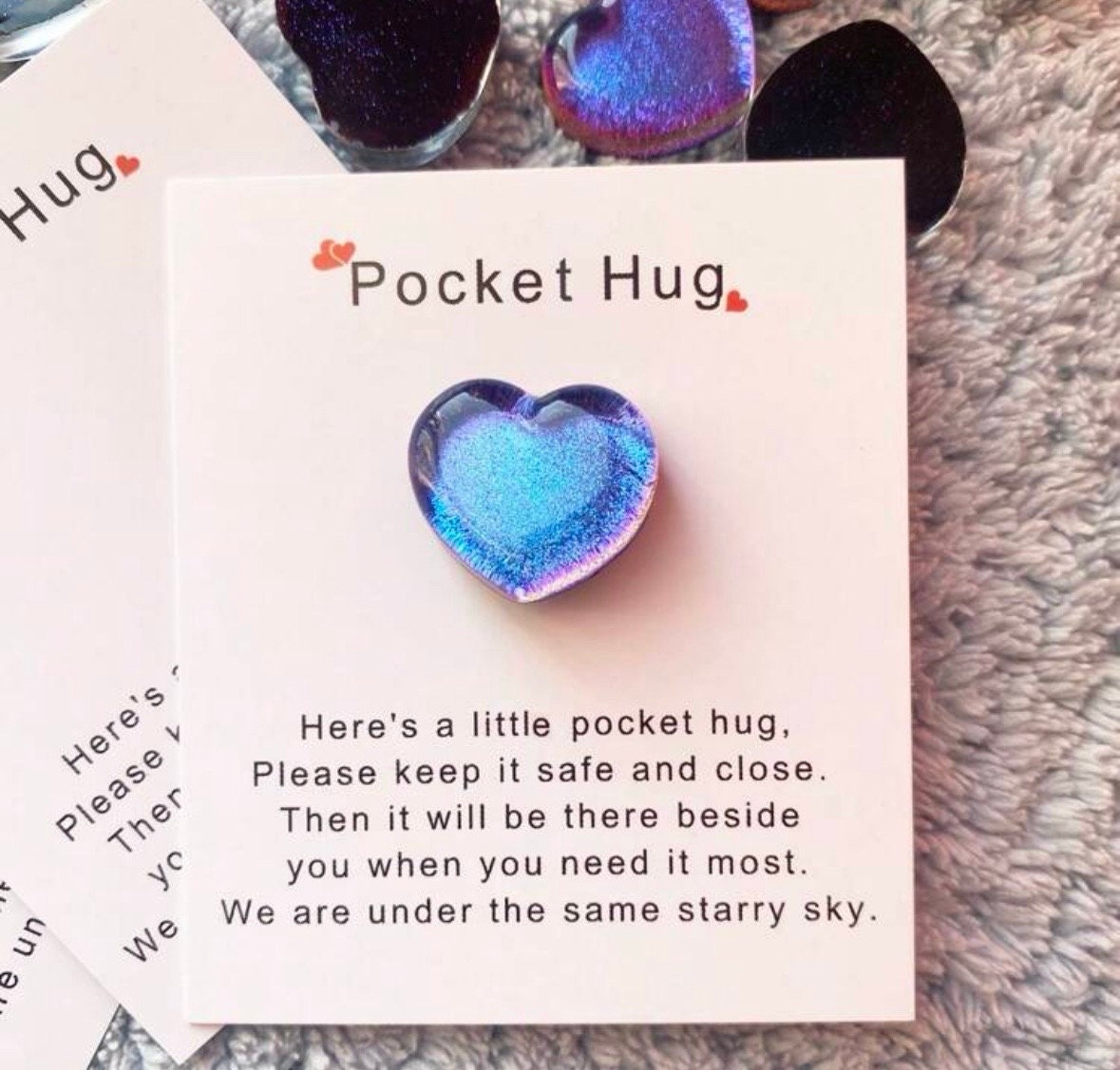 Cute Little Pocket Hug Token,when Things Are Tough Gift,mental Health ...