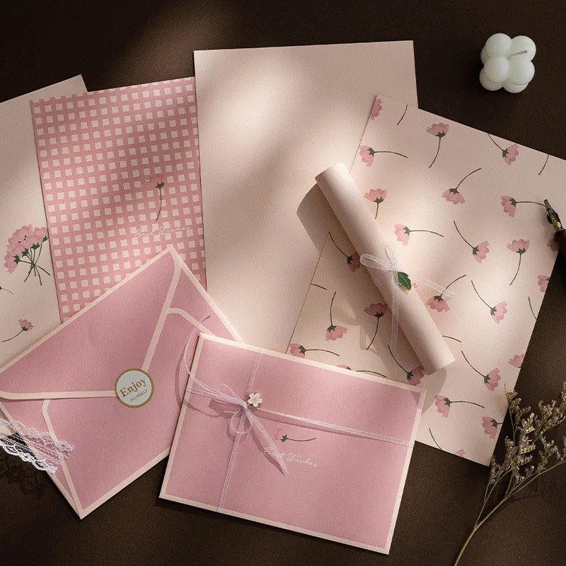 Letter Writing With Envelopes, Letter Writing Stationery Set,aesthetic ...