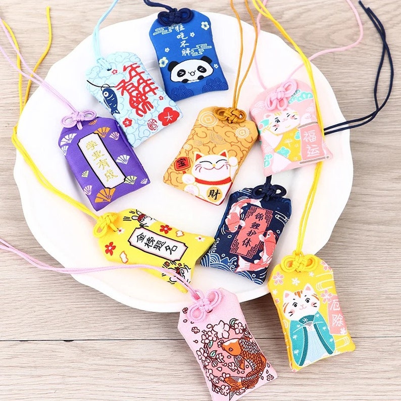 Japanese Omamori,good Luck Amulet,health Safety Lucky Charms,wealth ...