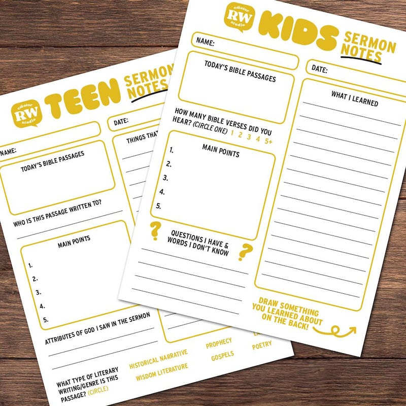 Sermon Pack - Etsy