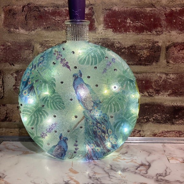 Peacock Night Light - Etsy