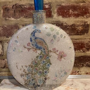 Pecock Lighted Decor, Peacock Oval Jar Light, Peacock Lighted Accents ...