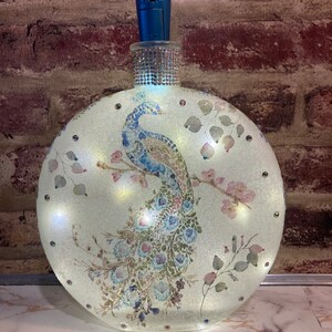 Pecock Lighted Decor, Peacock Oval Jar Light, Peacock Lighted Accents ...