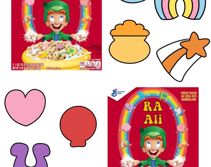 Lucky Charms Door Decs - Digital Download - Etsy