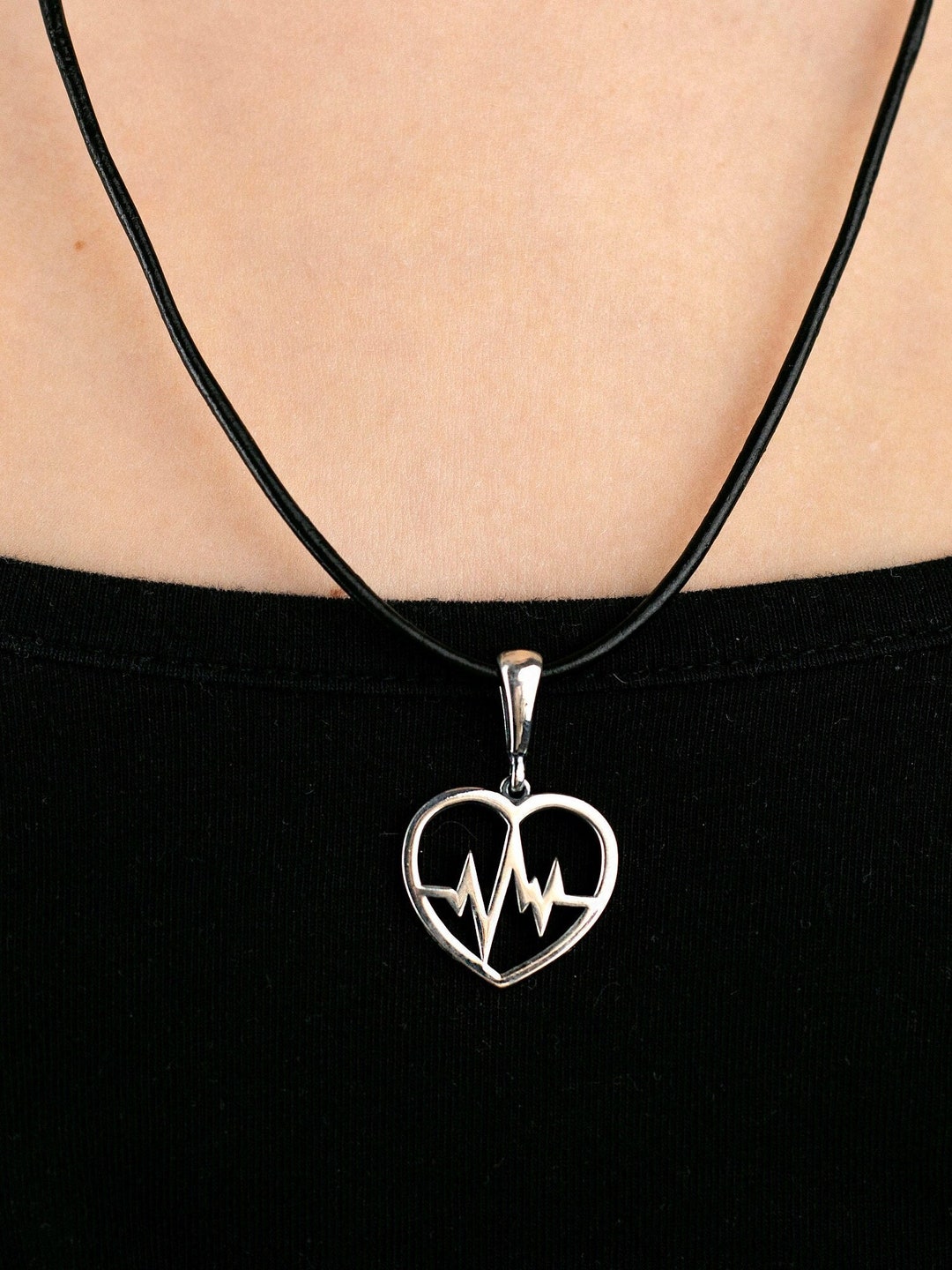 Heartbeat Necklace • Custom Jewellery • EKG Necklace • Birthday Gift ...