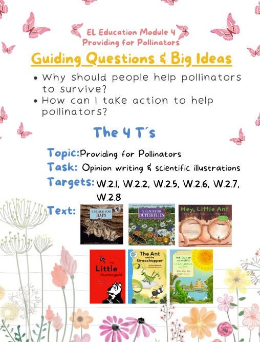 EL Education 2nd Grade Module 4 Digital Poster - Etsy