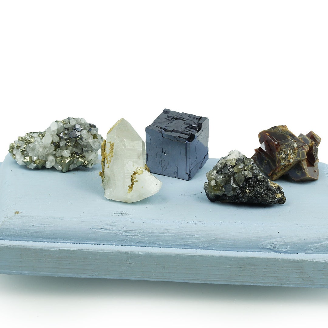 MYSTERY BOX! Set of Vanadinite, Gallena, Quartz and Quartz, Z-18-1 - Etsy