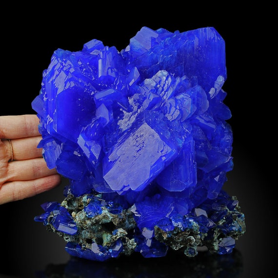 Top Beautiful Electric Blue CHALCANTHITE Like TANZANITE on - Etsy