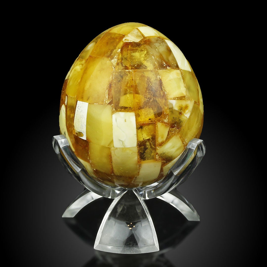 TOP! Natural Gold Baltic Amber Egg From Lithuania, K-24-12 - Etsy