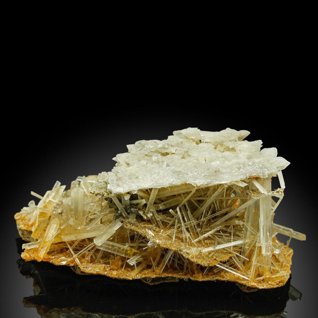 TOP! Grass Orange Gypsum Crytals From Rudna Mine, Poland - Etsy
