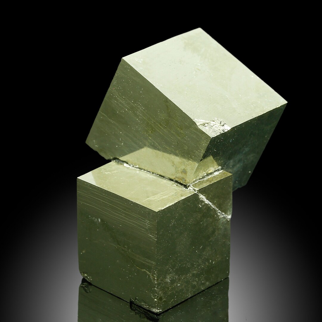 Stunning Interjoined Gold Pyrite Cubes From Navajún, La Rioja, Spain - Etsy