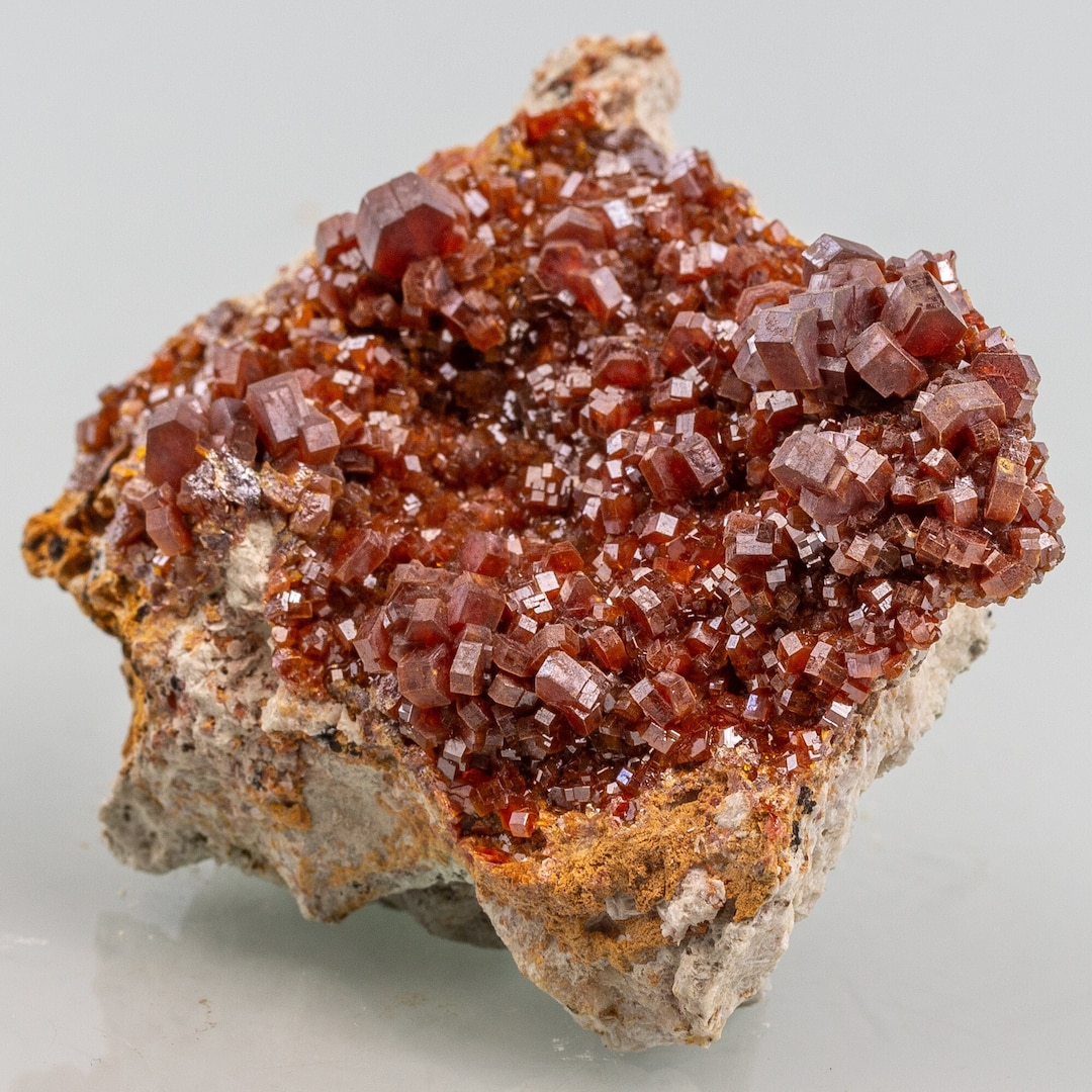 Phenomenal! Red Blood! Vanadinite Crystals on Matrix, Mibladen, Morroco - Etsy