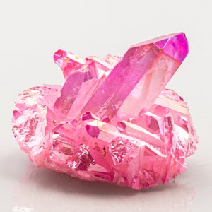 BEST COLOR! Pale Pink Aura Quartz Crystals - Etsy