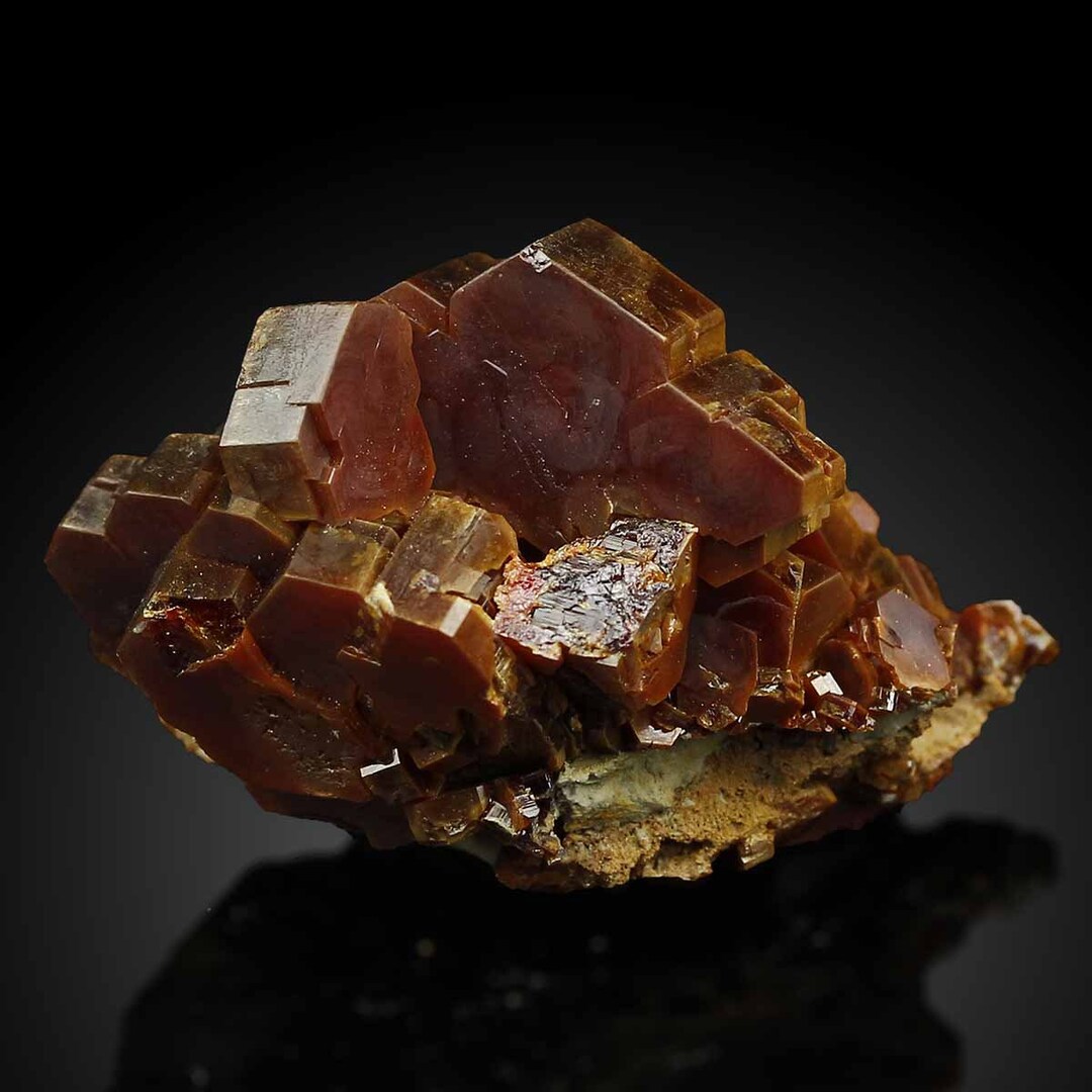 Phenomenal! Red Blood! Vanadinite Crystal on Matrix, Mibladen, Morroco ...