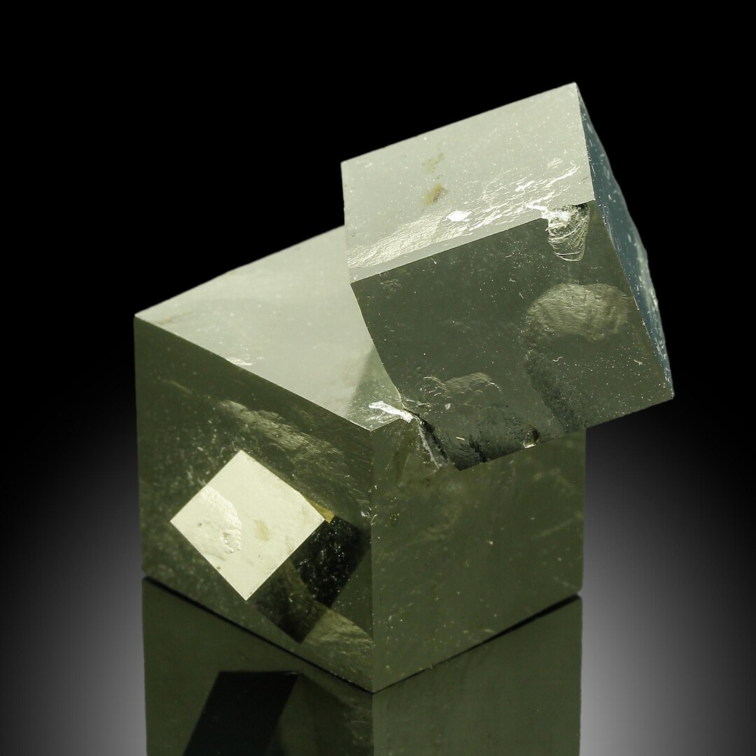 Pyrite Cubes From Navajún, La Rioja, Spain Stunning Interjoined Gold - Etsy