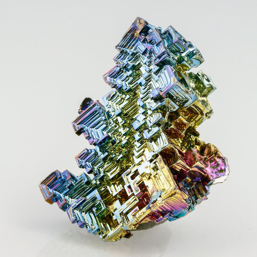 Unique Rainbow Bismuth: Exceptional Mineral From an English - Etsy