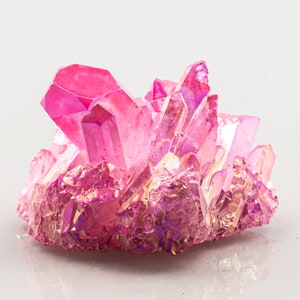 BEST COLOR! Pale Pink Aura Quartz Crystals - Etsy