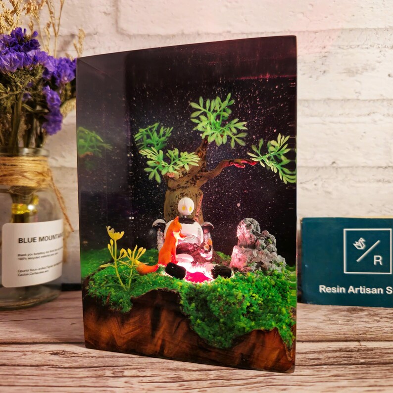 Handmade Famous Cartoon Resin Lamp, the Wil.d Ro.bot, Roz and ...