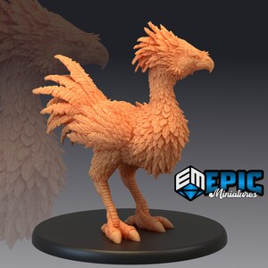 Terror Bird by Epic Miniatures D&D Figurine Large Wild, Attacking ...