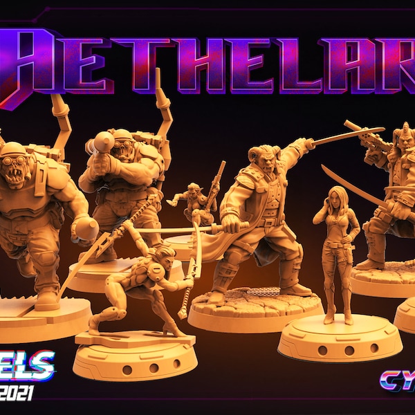 Cyberpunk Miniatures - Etsy