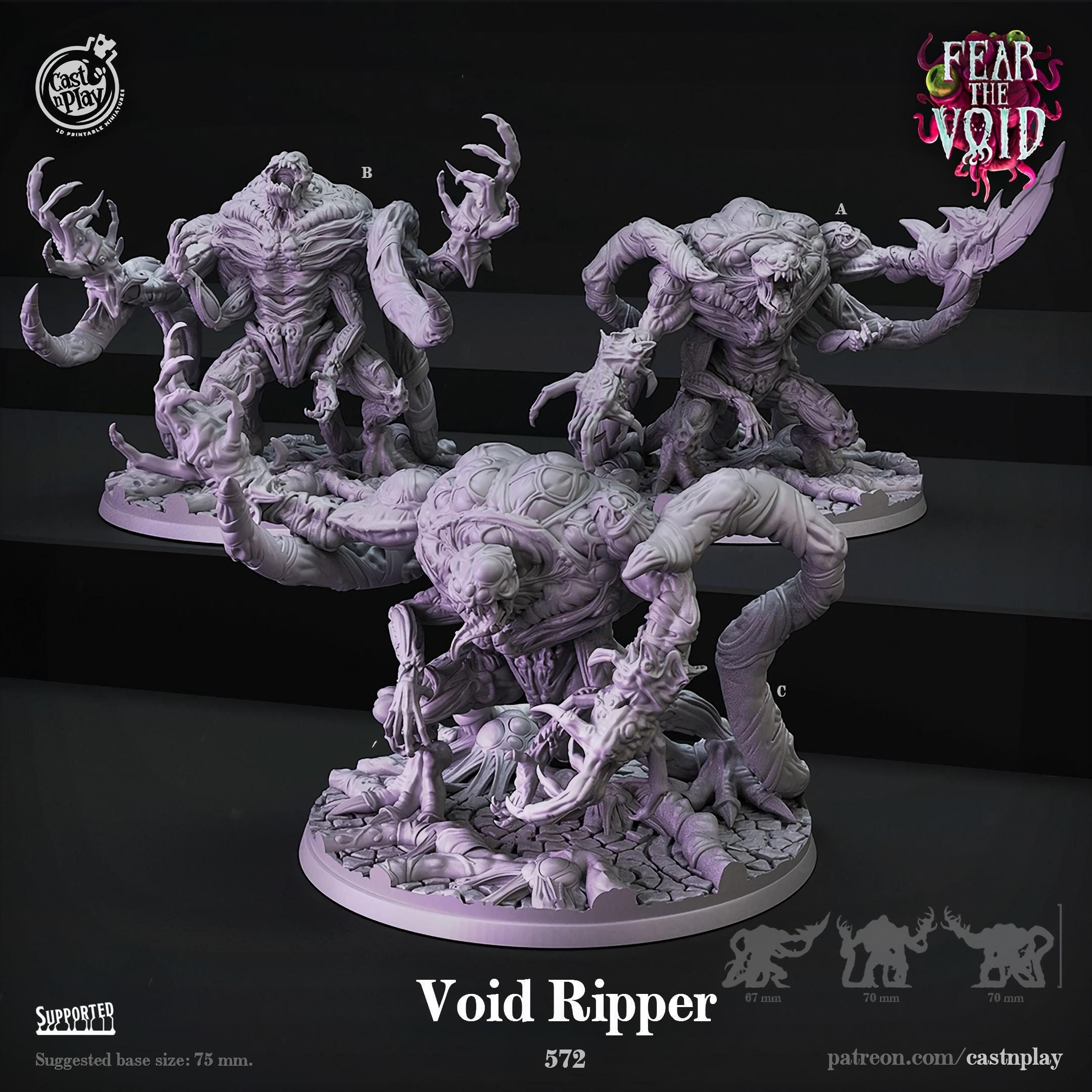 Void Ripper Huge Abomination Horror Cast N' Play - Etsy