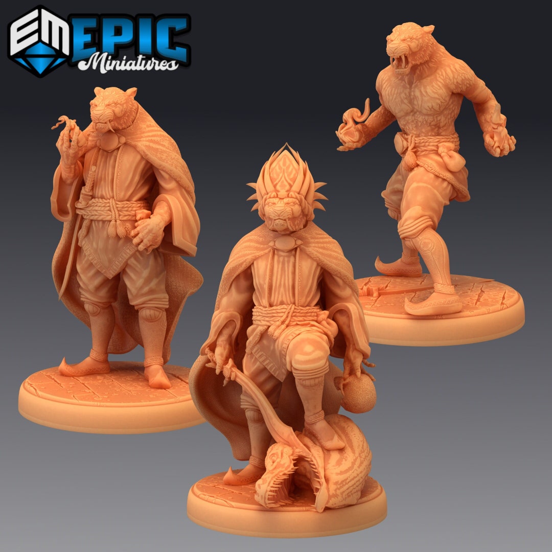 Rakshasa by Epic Miniatures D&D Figurine Medium Magic, Pipe, Leader - Etsy