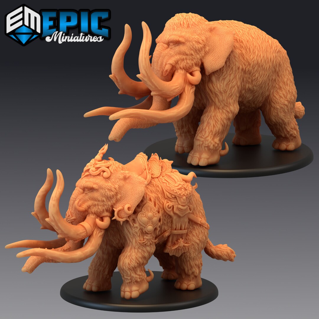 Dire Mammoth by Epic Miniatures D&D Figurine Huge - Etsy