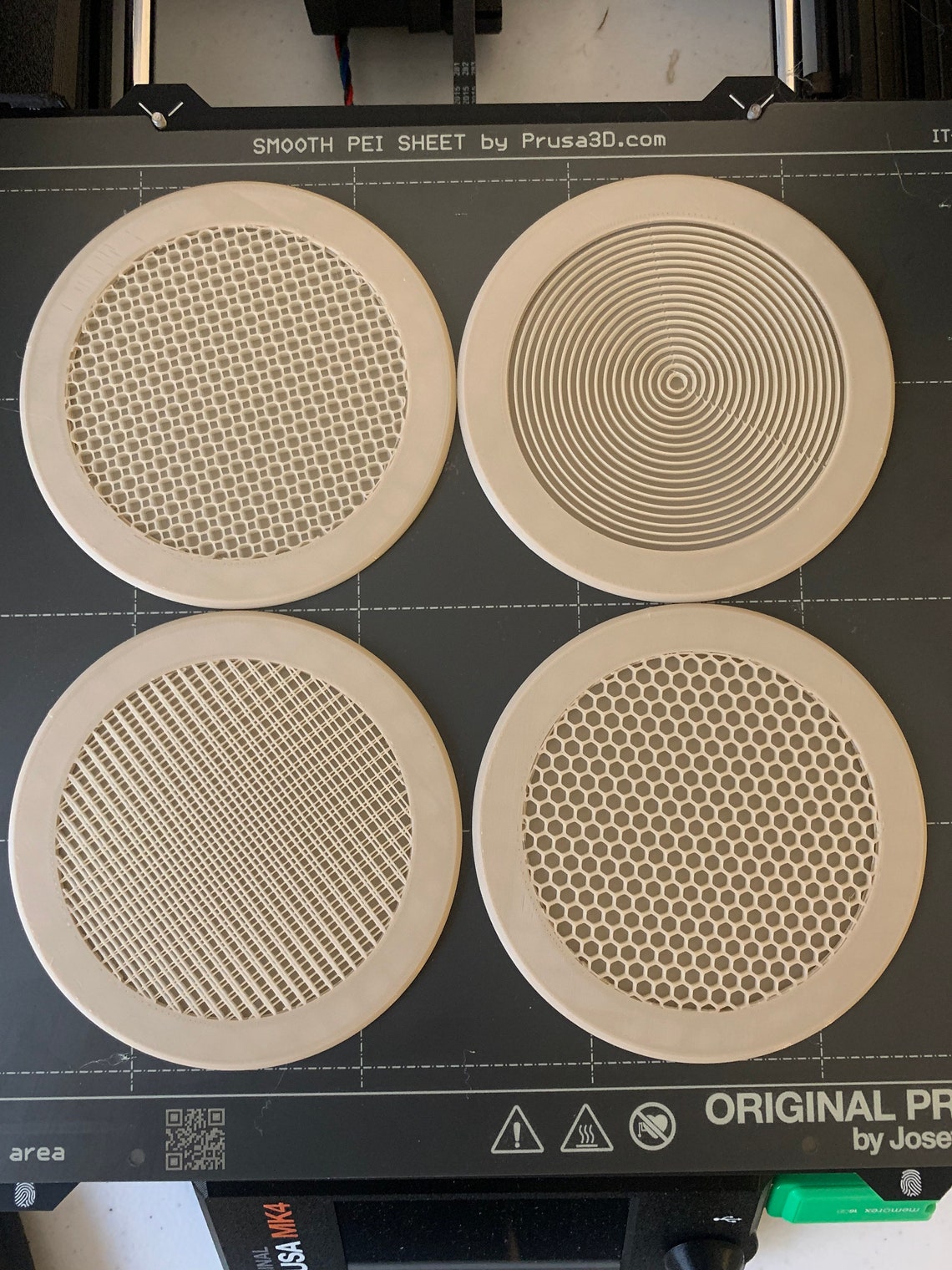 3D Printed Drink Coasters - Set of 12 - Etsy