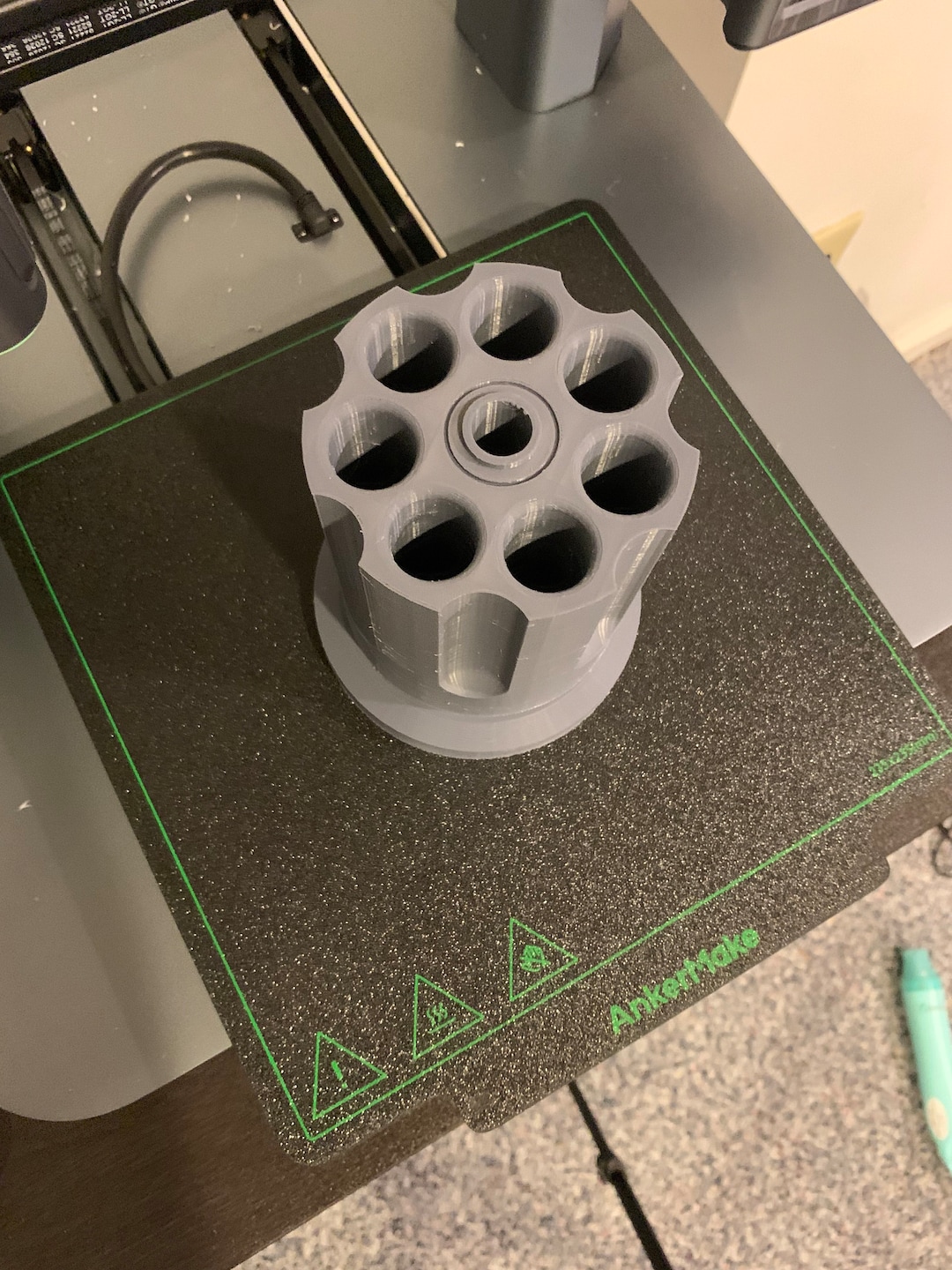 3D Printed Spinning Revolver Pencil/pen Holder - Etsy