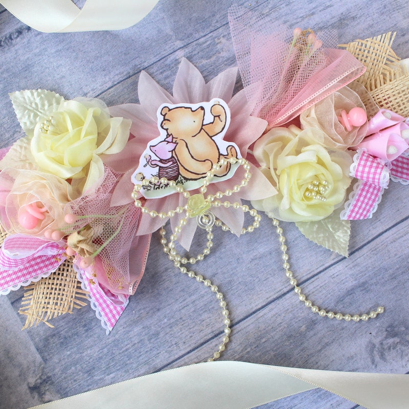 Winnie the Pooh Backdrop Its a Girl - Etsy