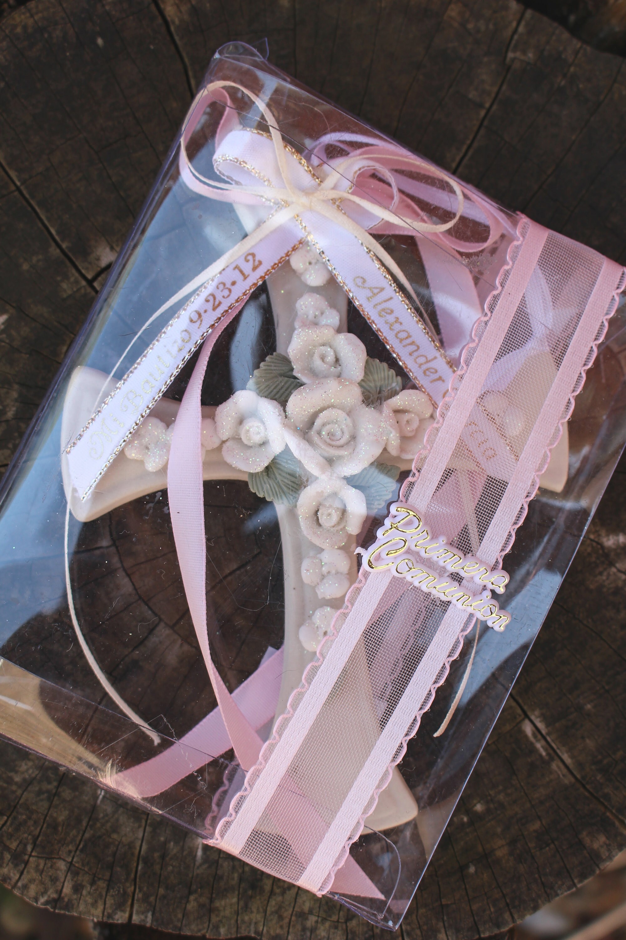 Baptism Ceramic Cross Favors for Baptisms, Confirmations, Weddings Cruz ...