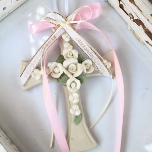 Baptism Ceramic Cross; Favors for Baptisms, Confirmations, Weddings ...