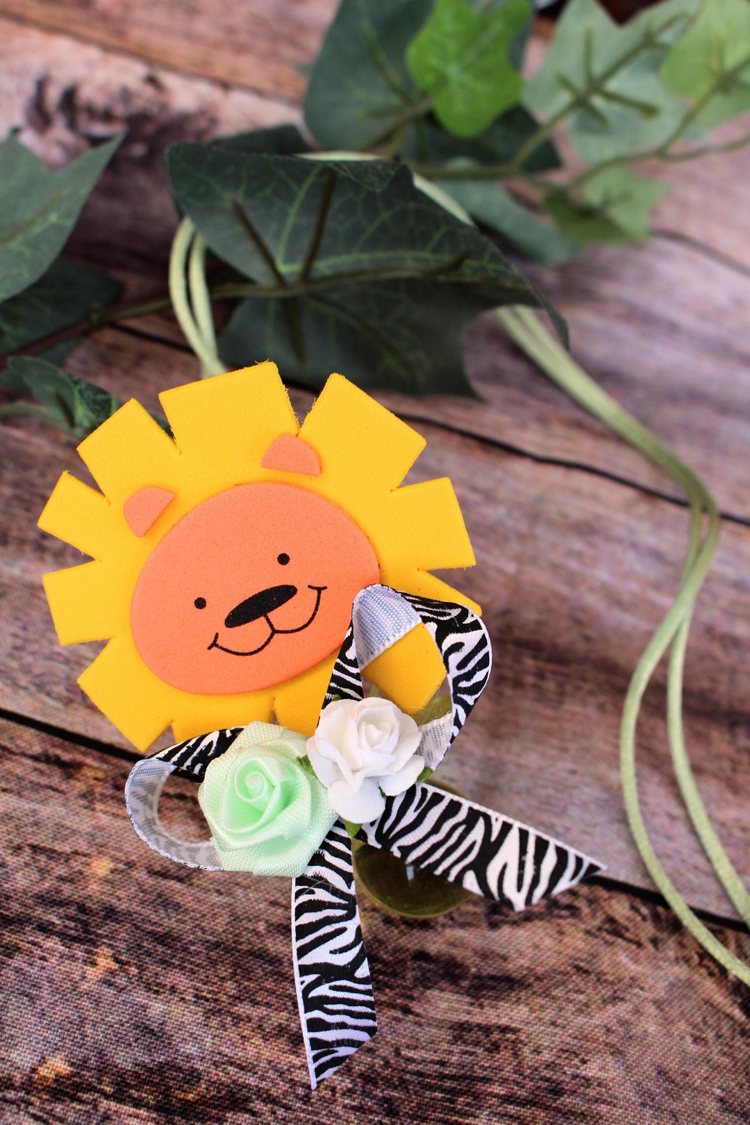 12 Safari Themed Pacifiers for Baby Shower, Jungle Pacifier Game ...