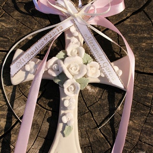 Baptism Ceramic Cross; Favors for Baptisms, Confirmations, Weddings ...