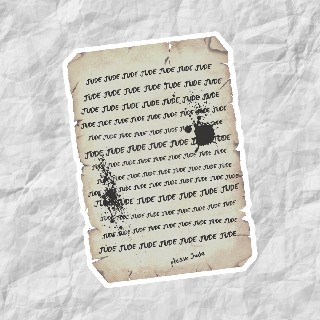 Cardan's Letter- the Cruel Prince Sticker- Folk of the Air Merch - Etsy