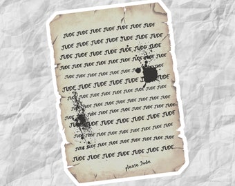 The Cruel Prince Sticker Folk of the Air Stickers, Cardan's Letters ...