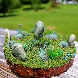 Craigh Na Dun Miniature Scale Model Standing Stones Diorama Outlander ...