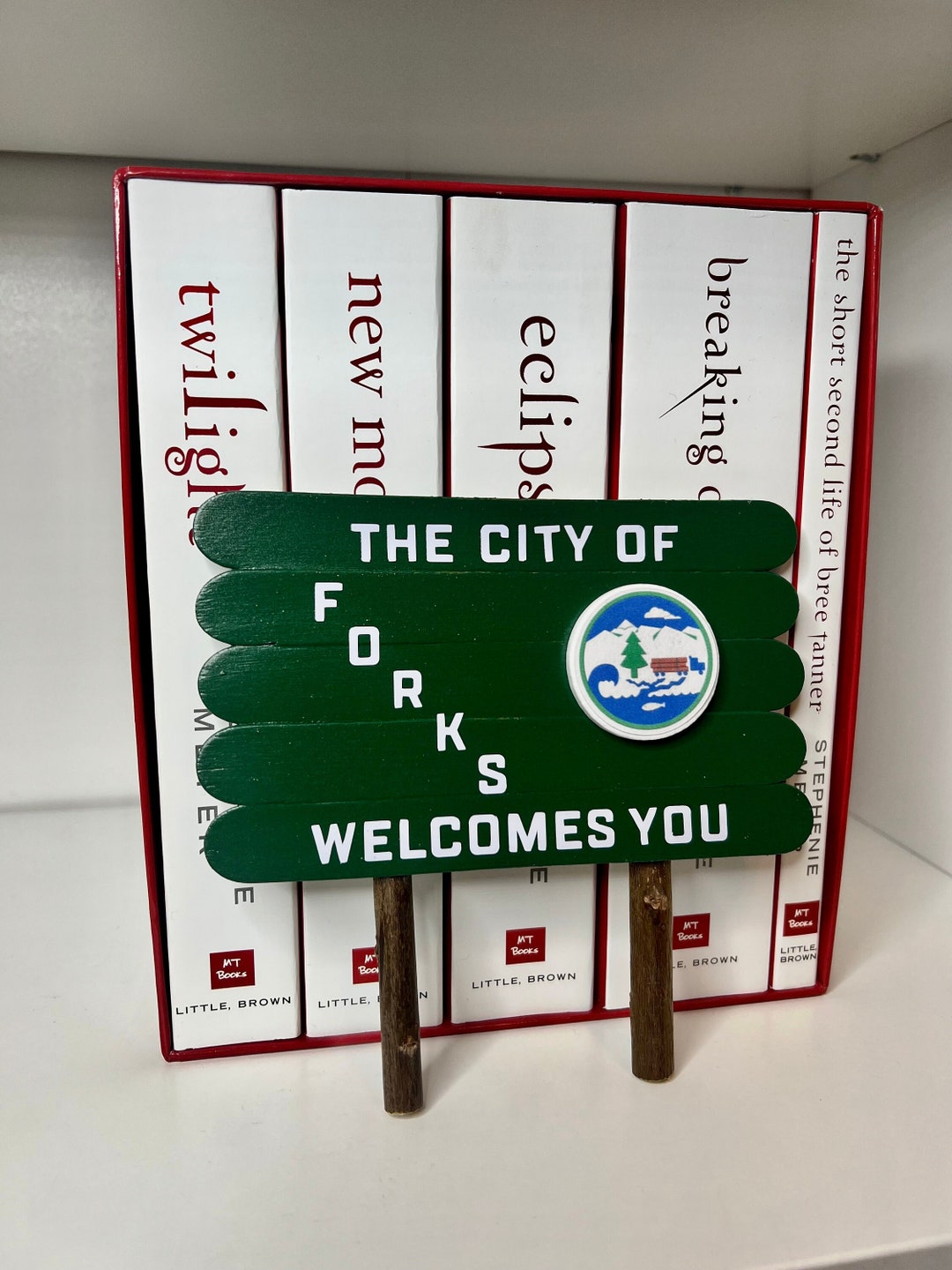 The City of Forks Welcomes You- Miniature Sign- Twihard Merch & Decor ...