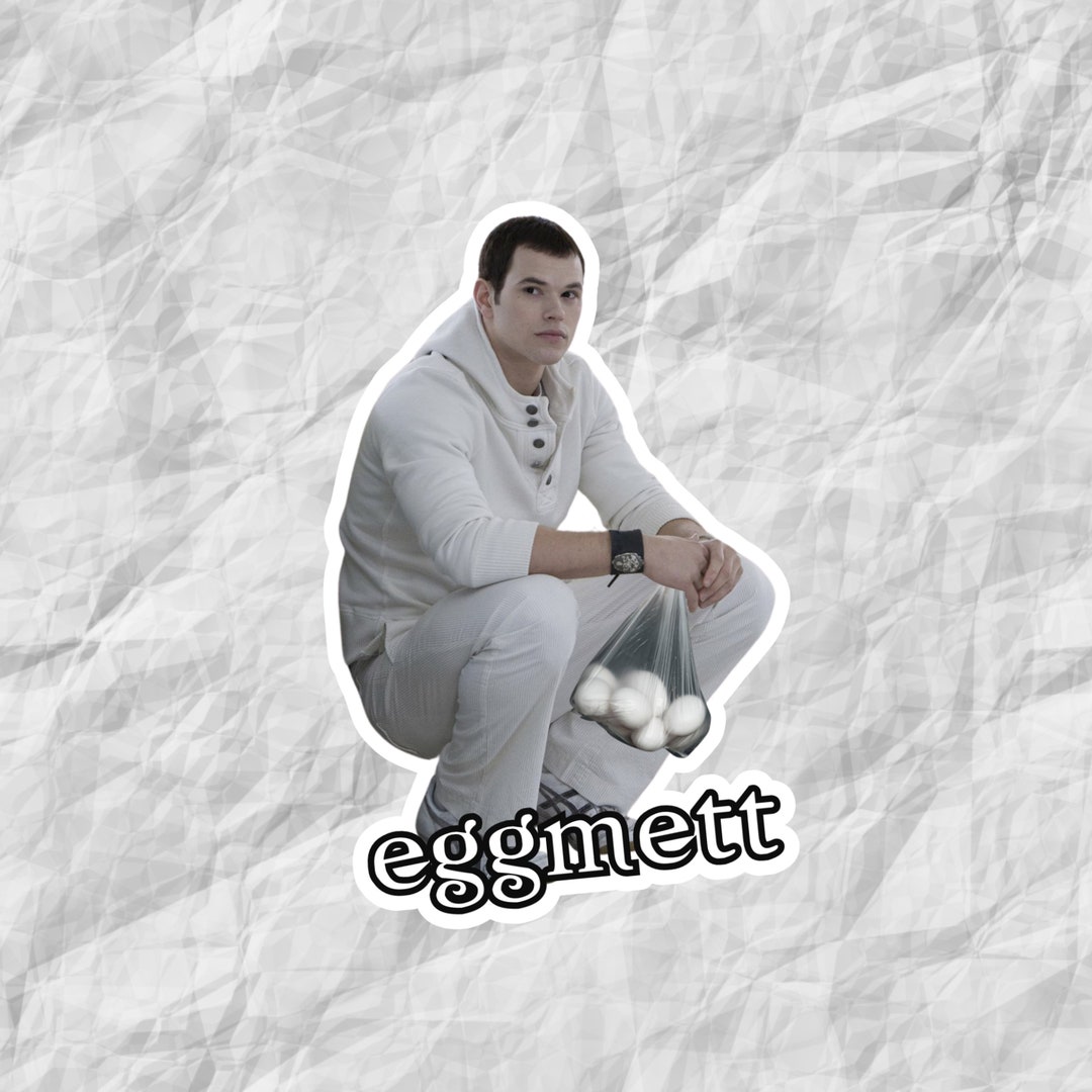 Eggmett Cullen - Emmett With His Eggs - Twihard Funny Bookish Sticker ...