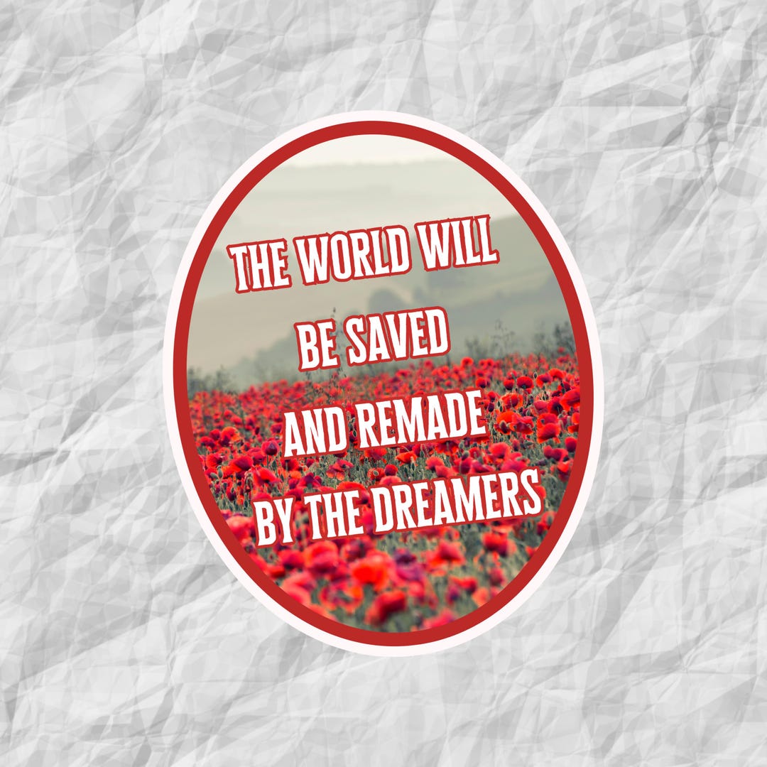 Saved and Remade by the Dreamers - Throne of Glass Sticker - OFFICIALLY ...