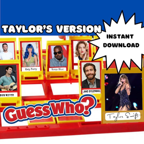 Guess Who Cards - Etsy