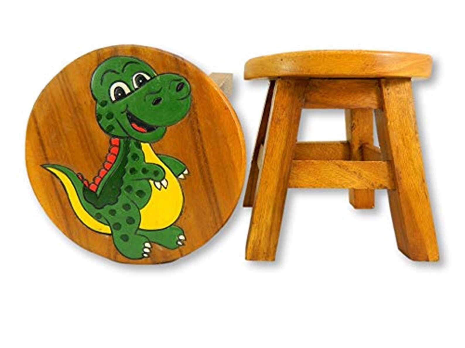 Wooden Children's Stools - Dinosaurs - Etsy UK