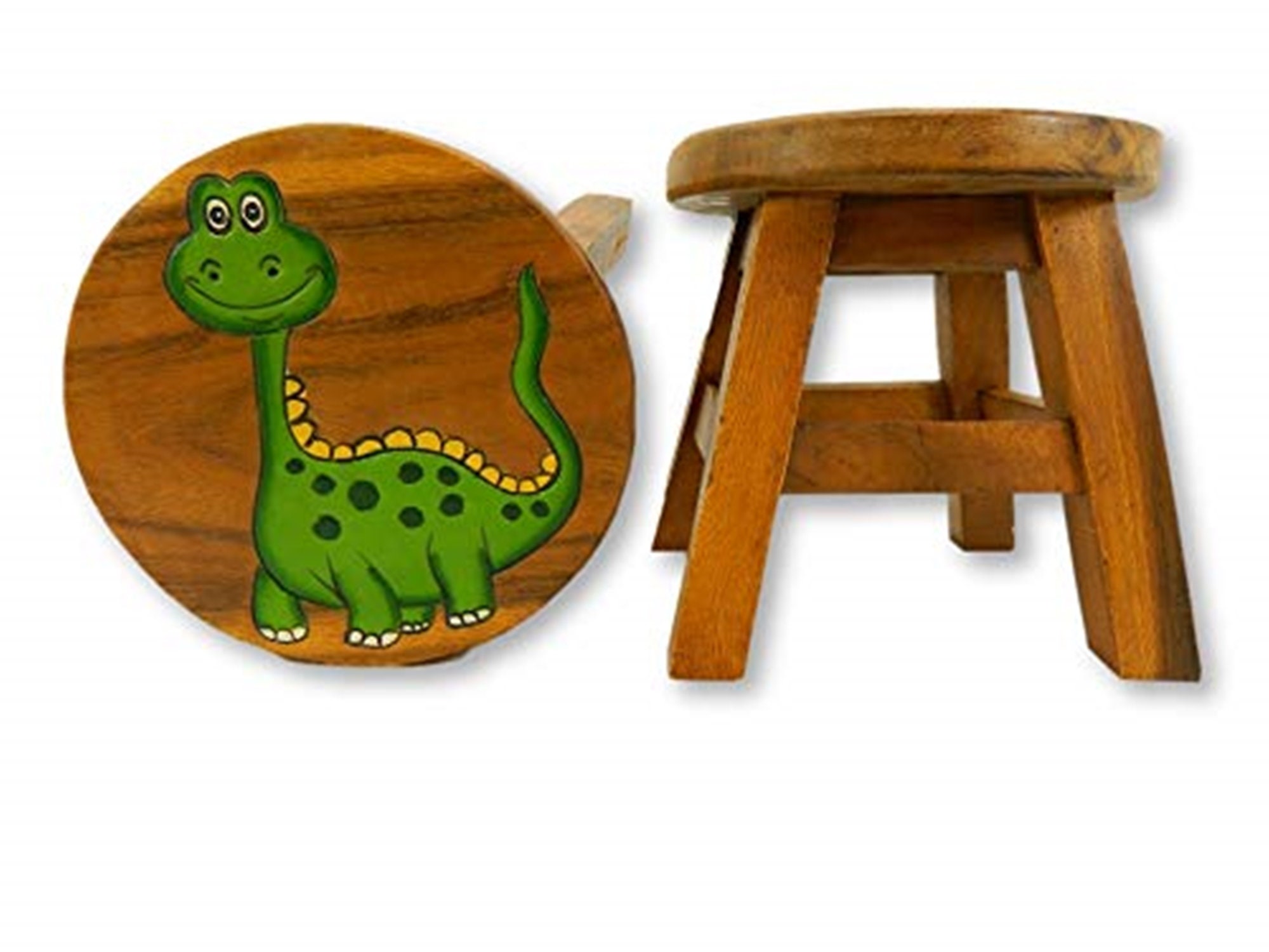 Wooden Children's Stools - Dinosaurs - Etsy UK
