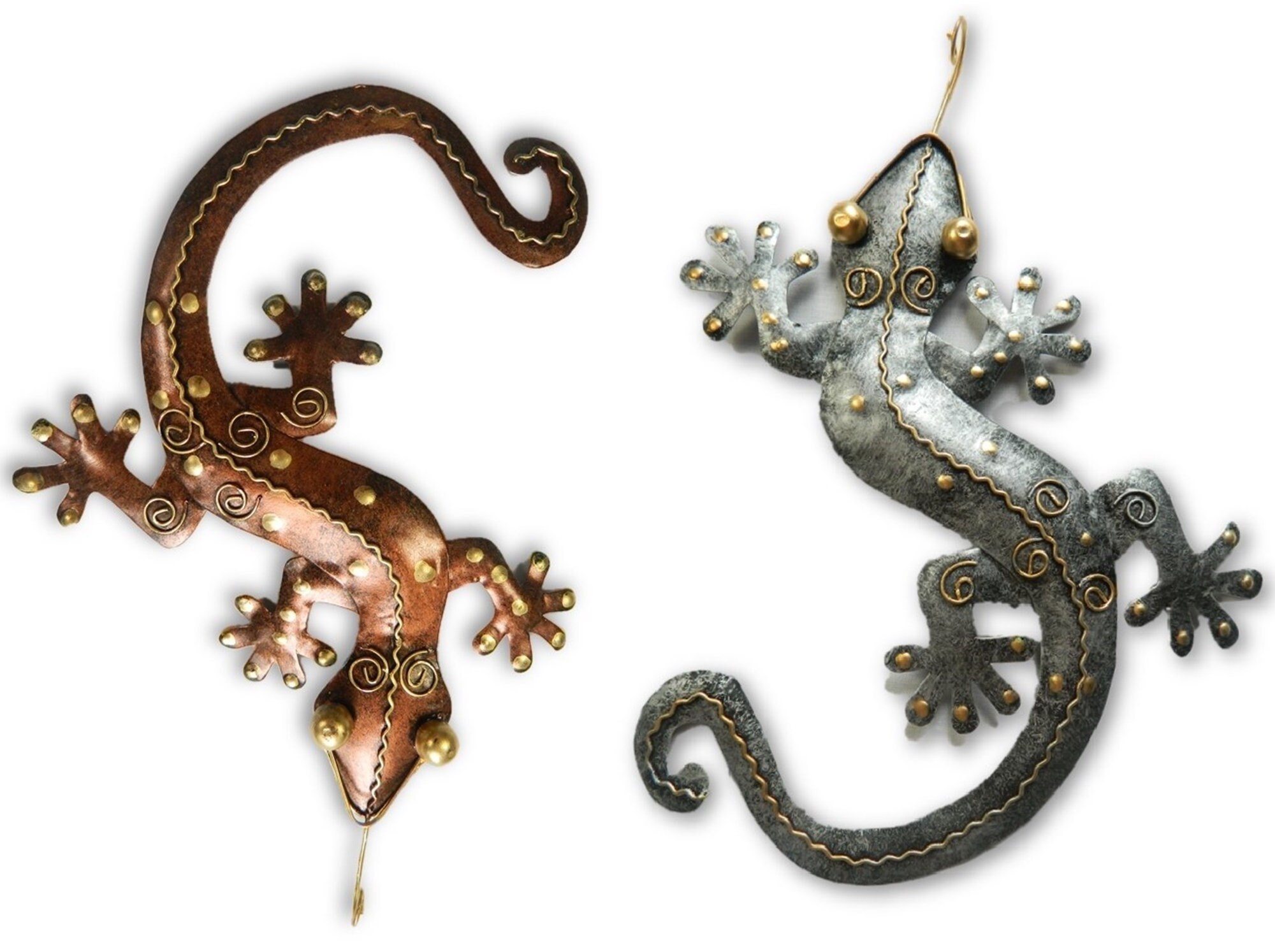 Single Metal Gecko Wall Art Assorted Colours - Etsy UK