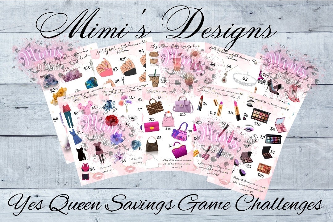 Money Saving Challenge Cards - Etsy