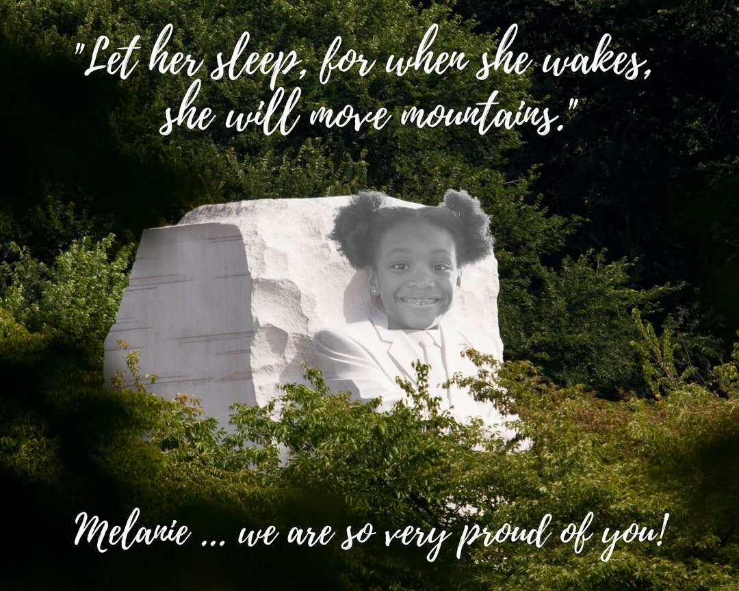 MLK Martin Luther King Monument Custom Poster - Etsy
