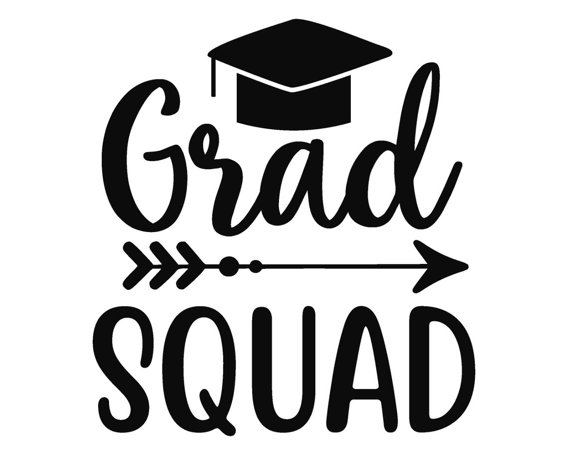 Grad Squad SVG Shirt Design, Seniors 2021 Shirt SVG, Graudation Cut ...