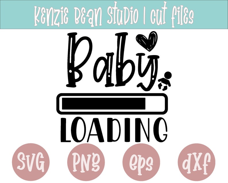 Digital Pegnancy Announcement SVG, Coming Soon SVG, Baby Load SVG, Bun ...